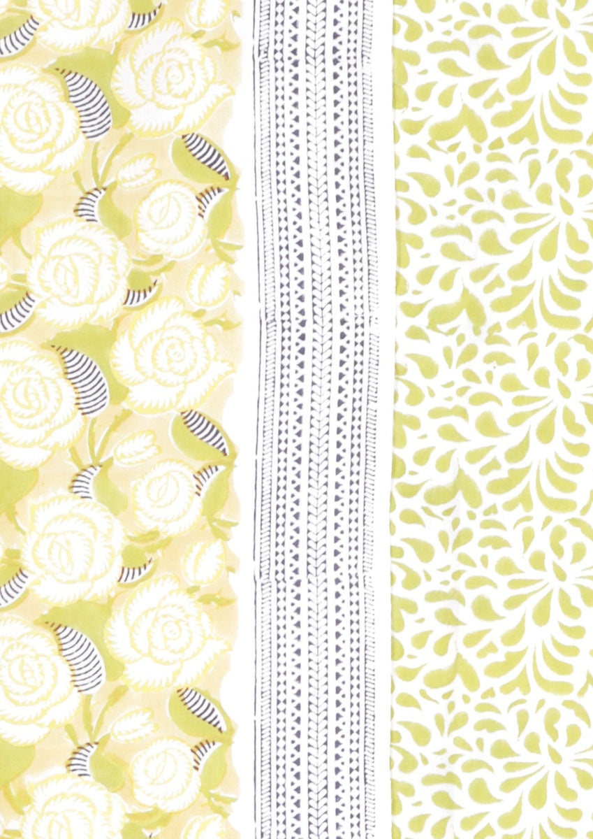 Bizzy Lizzy Dress Material With Kota Dupatta in Block Print