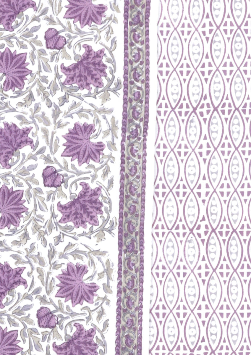 Bizzy Lizzy Dress Material With Kota Dupatta in Block Print