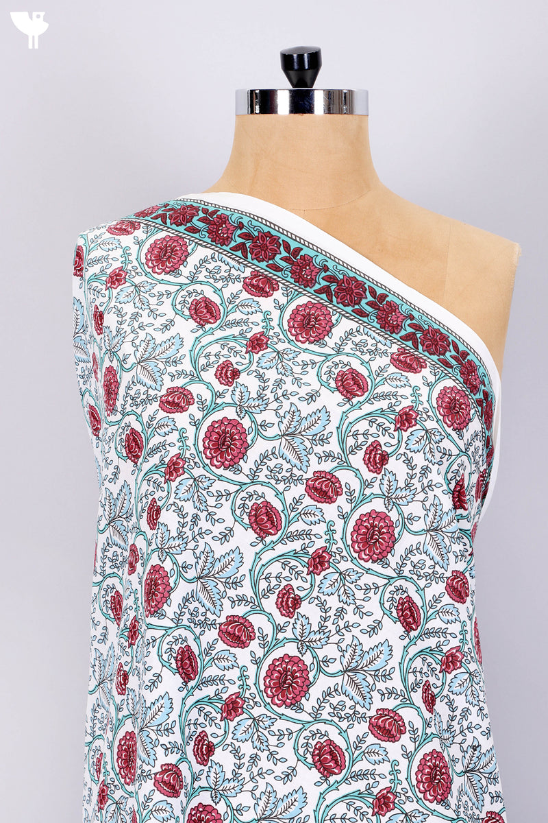 Cambric Cotton In Floral Print